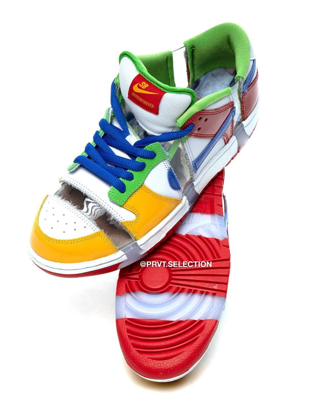 Closer Look at the New Ebay x Nike SB Dunk On foot images