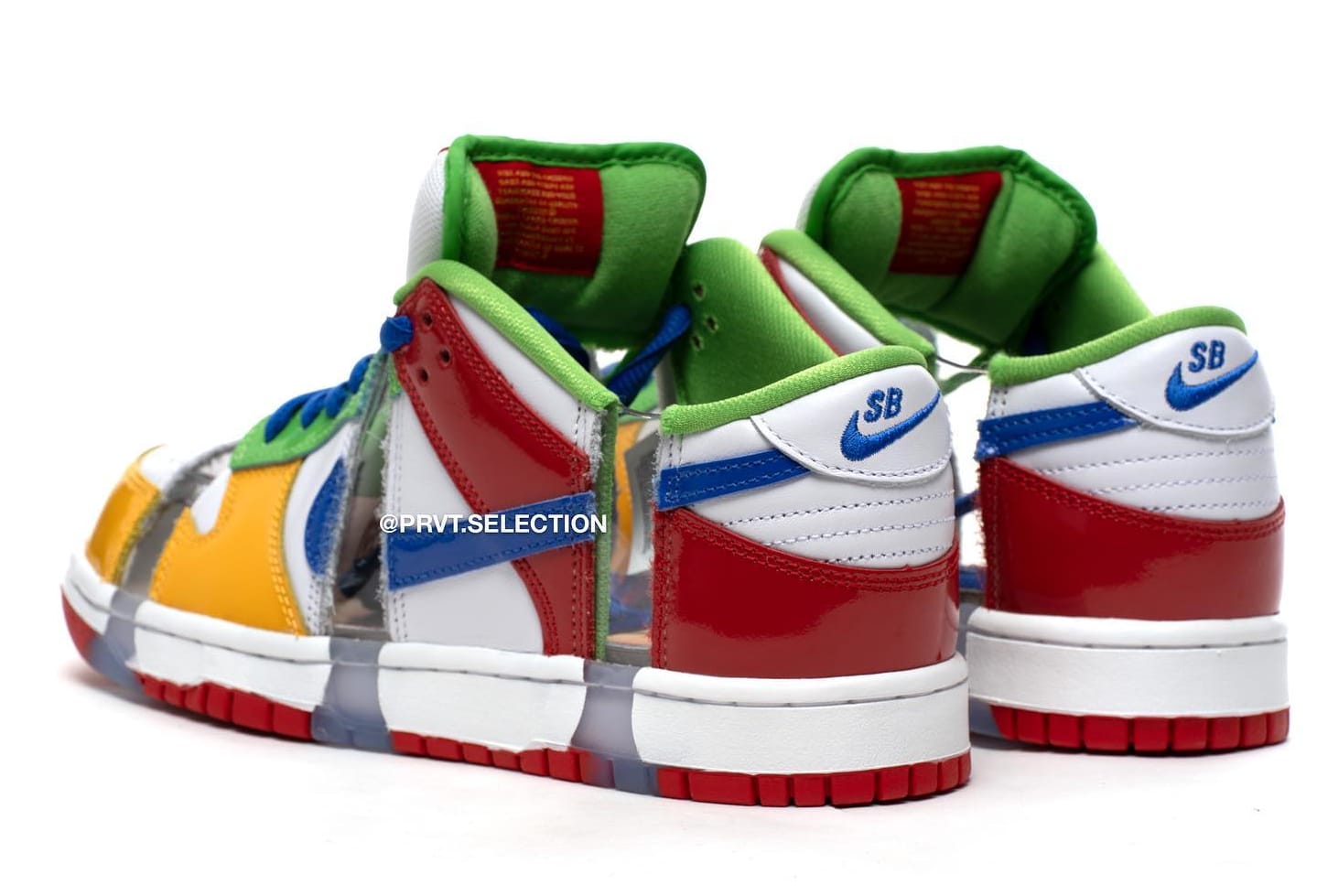 Closer Look at the New Ebay x Nike SB Dunk On foot images